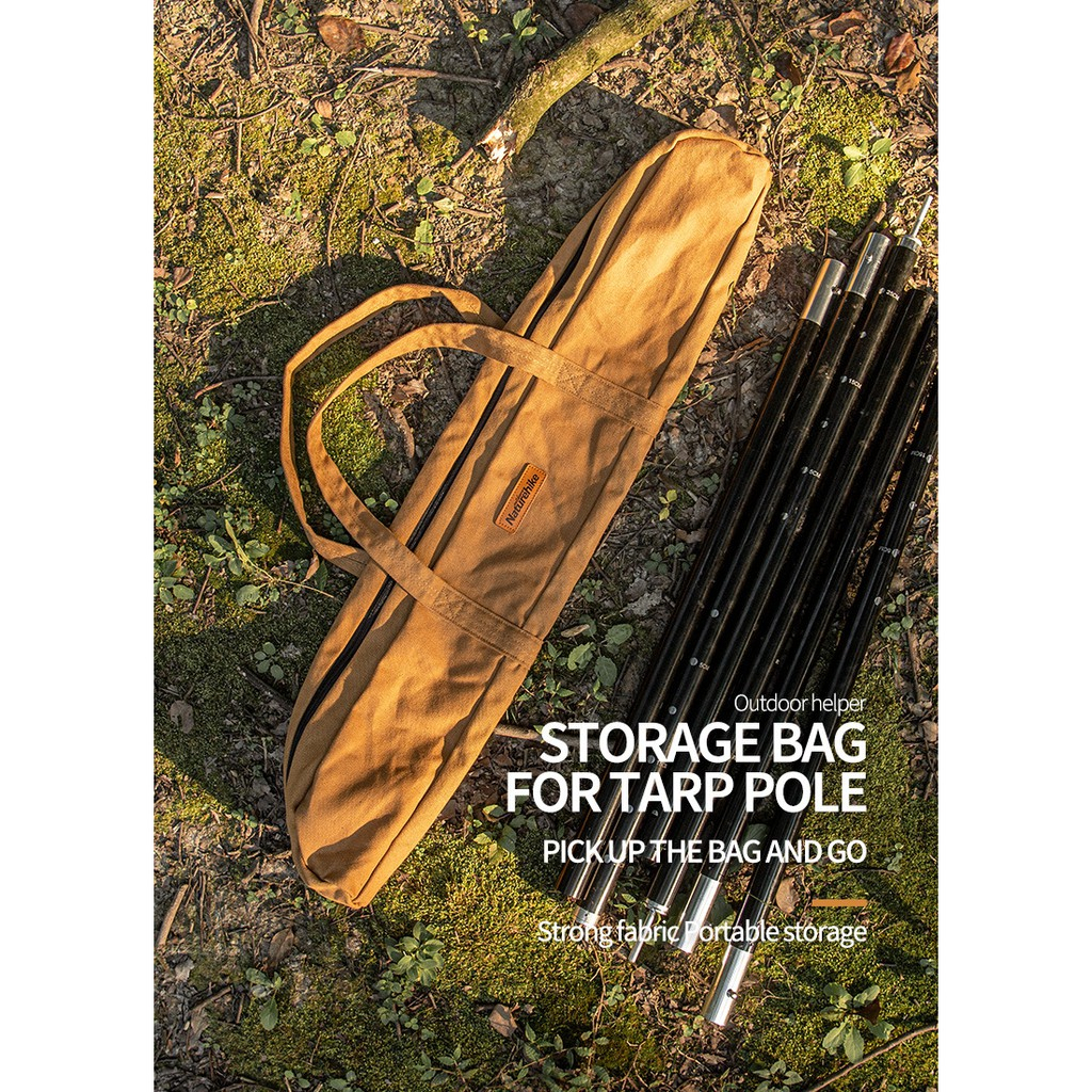 NATUREHIKE Pole Storage Bag Large Portable Outdoor Flysheet Tarp Pole ...