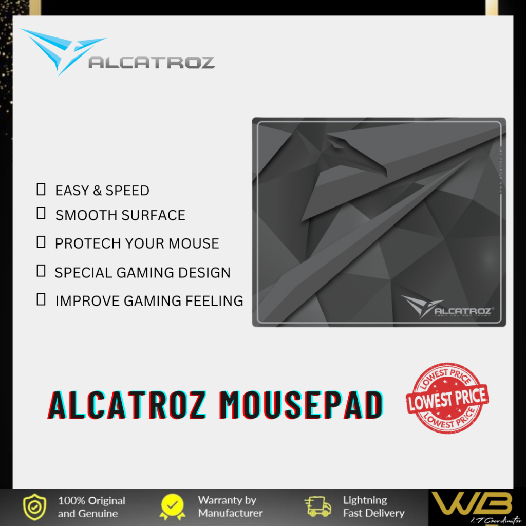 Alcatroz Asanoha / Seigaiha Gaming Mouse Pad | Limited Edition Mouse ...