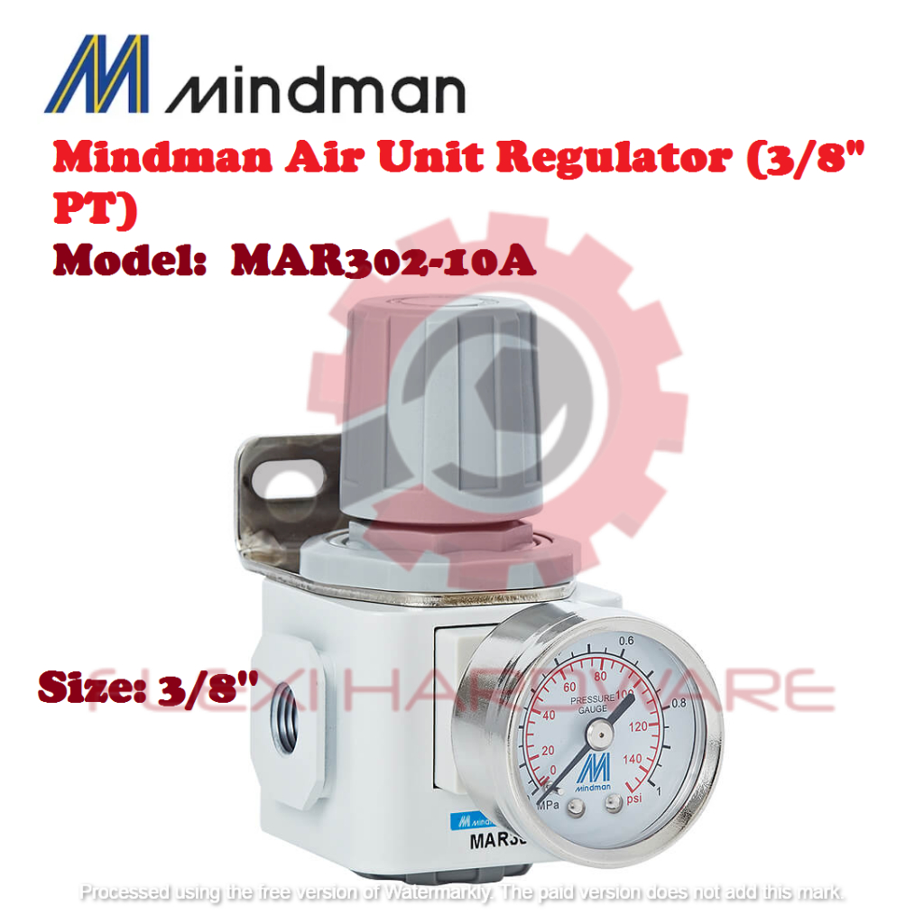 Mindman MAR302-10A High Pressure Air Unit Regulator (3/8" PT) | Shopee ...
