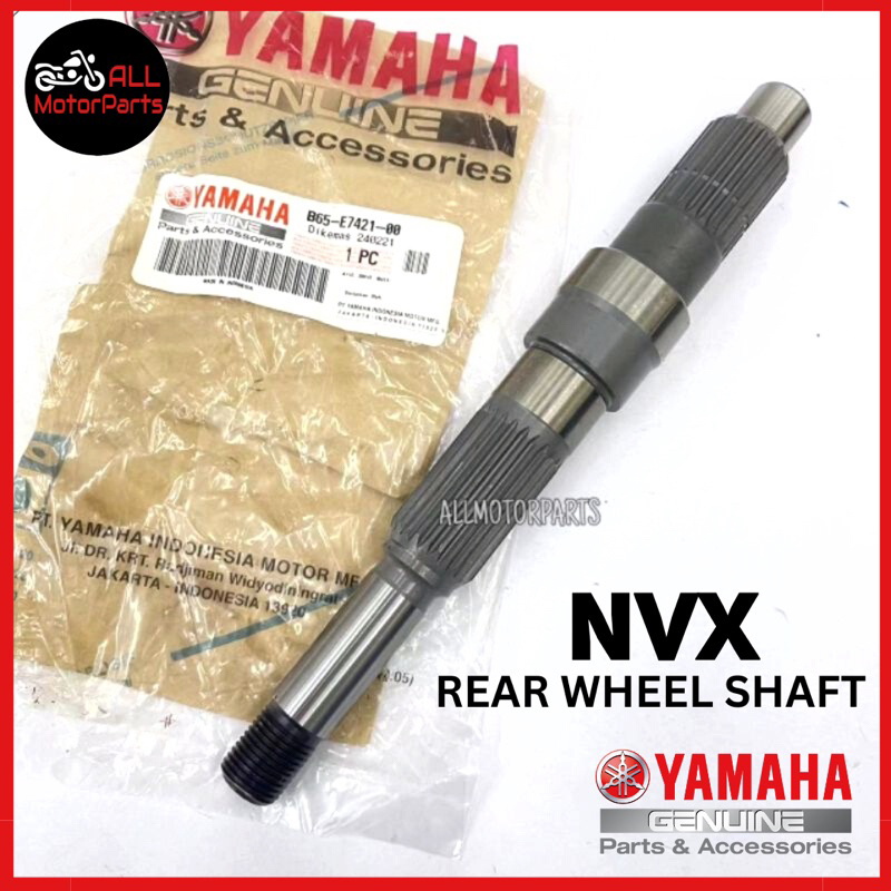 [100% ORI] NVX NVX 155 [V1/V2] DRIVE AXLE REAR WHEEL SHALF SHAFT GEAR RIM TYRE SHALF B65 E7421 ...