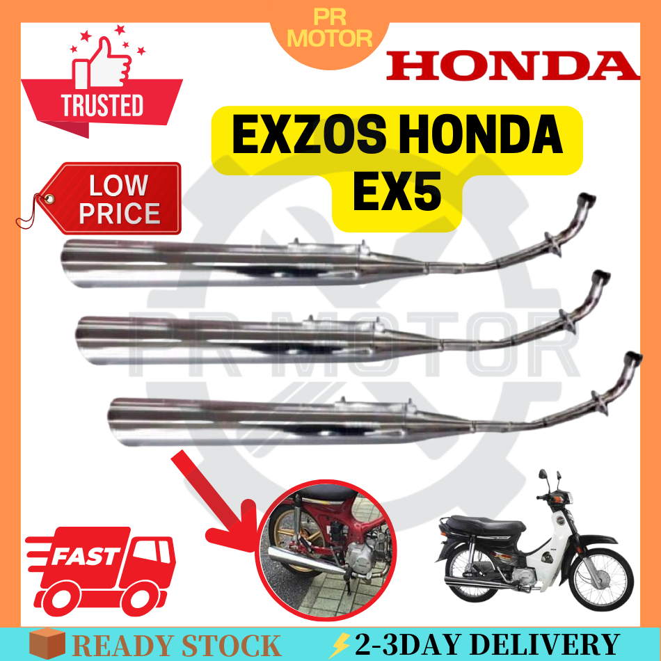 EXHAUST PIPE HONDA EX5 DREAM EXHAUST MUFFLER STD EKZOS EX5 DREAM STANDARD | Shopee Malaysia
