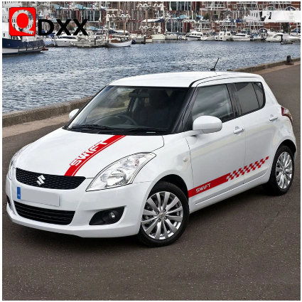 Car Hood Bonnet Vinyl Decals Auto Door Side Skirt Sticker For SUZUKI ...