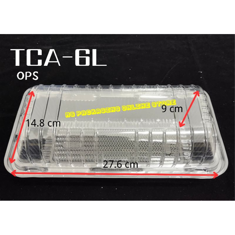 TOLI OPS Clamshell TCA-6L -50pcs± Plastic Tray .Disposable Packaging ...