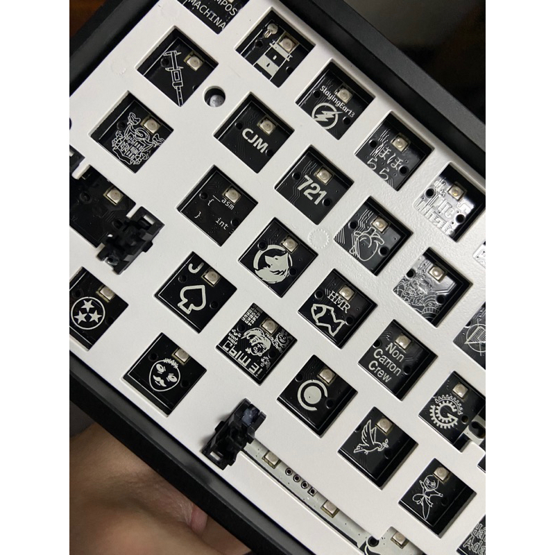 Custom Plate Mechanical Custom Keyboards Polycarbonate PC / Carbon ...
