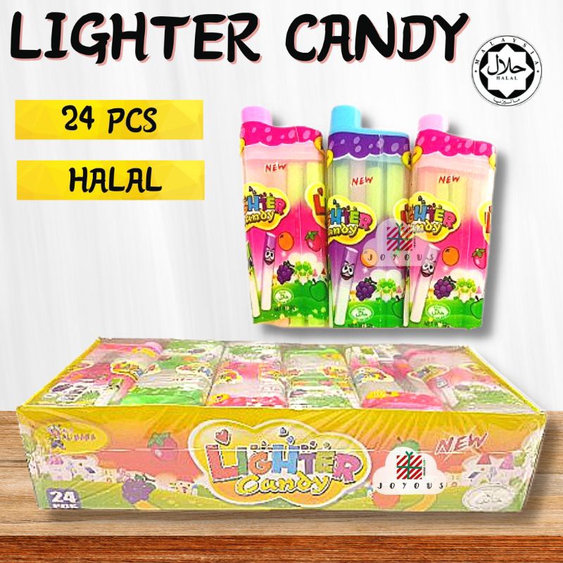 24pcs Alibaba Lighter Candy Gula Batang | Shopee Malaysia