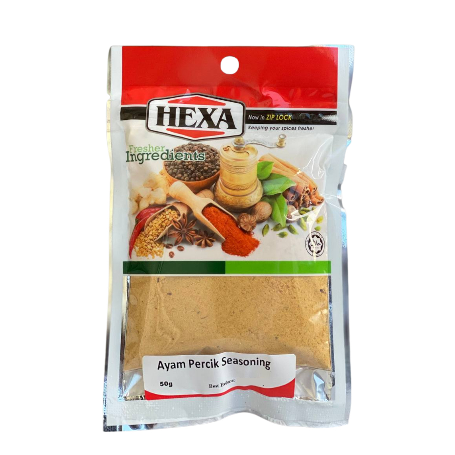 Hexa Halal Ayam Percik Seasoning (50g) | Shopee Malaysia
