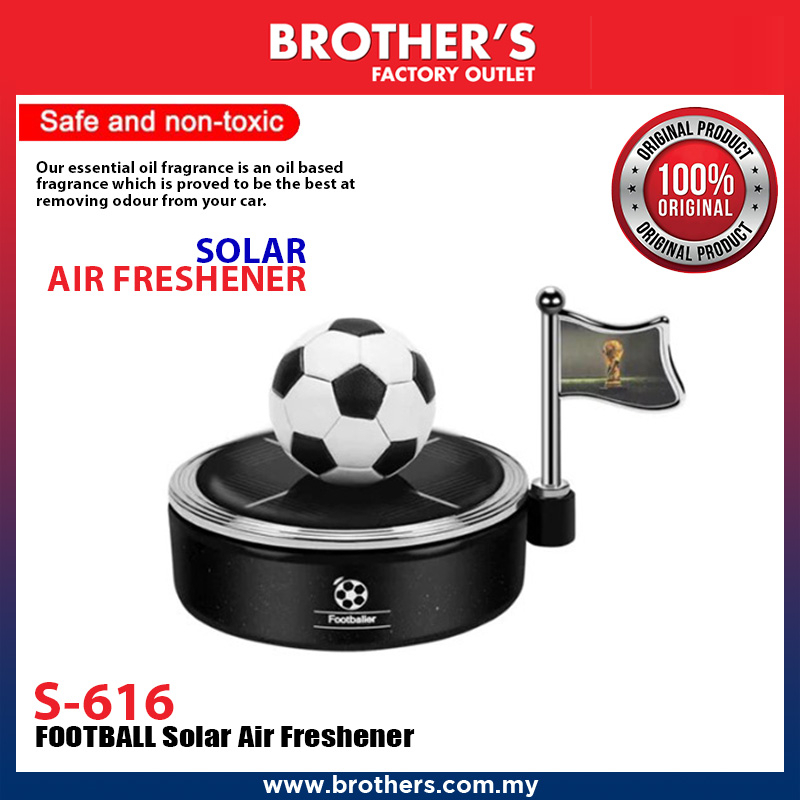 Football Solar Air Freshener Aromatherapy Diffuser Dashboard Decoration ...