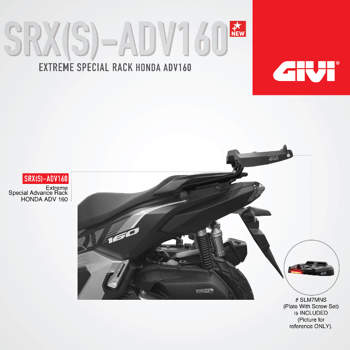 GIVI SPECIAL ADVANCE RACK HONDA ADV 160 / SRV-ADV 160 MONORACK | Shopee ...