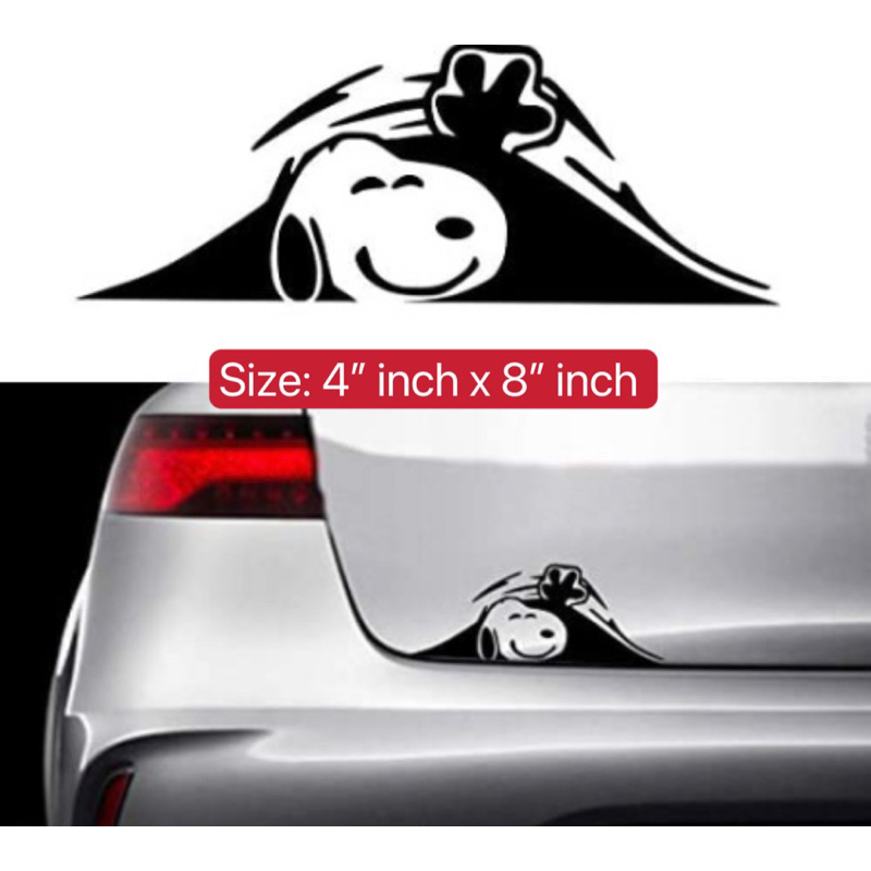 (Ready Stock) S1036# Snoopy Car Sticker | Shopee Malaysia