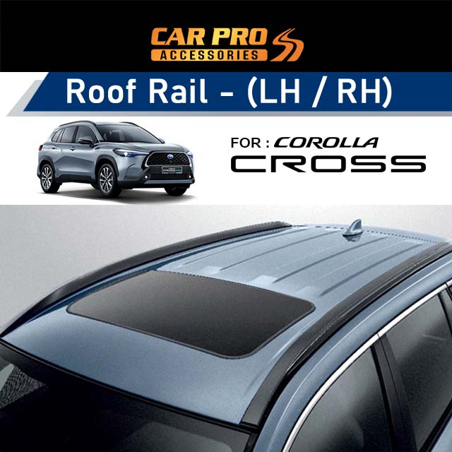Toyota Corolla Cross 2020 - 2022 Roof Rop Rail Rack Cover Lip Rails ...