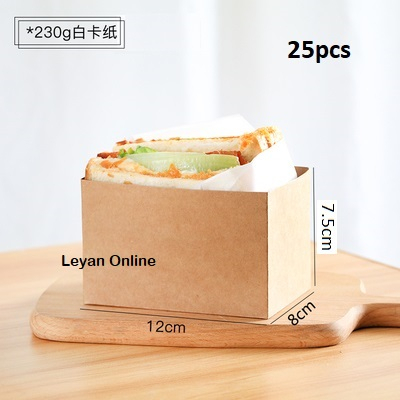 Kotak Bekas Roti / Korean Breakfast Toast Box / Burger Box / Sandwich ...