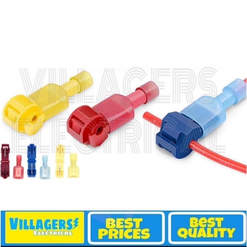 Electrical Cable Connectors Quick Splice Lock Wire Terminals Crimp T ...
