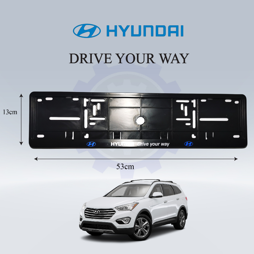 HYUNDAI CAR NUMBER PLATE FRAME COVER - DRIVE YOUR WAY | Shopee Malaysia
