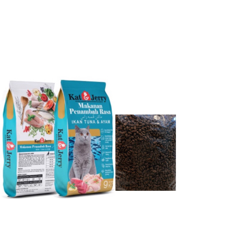 Kat Jerry Ikan Tuna & Ayam REPACK 1KG / Makanan Kucing | Shopee Malaysia