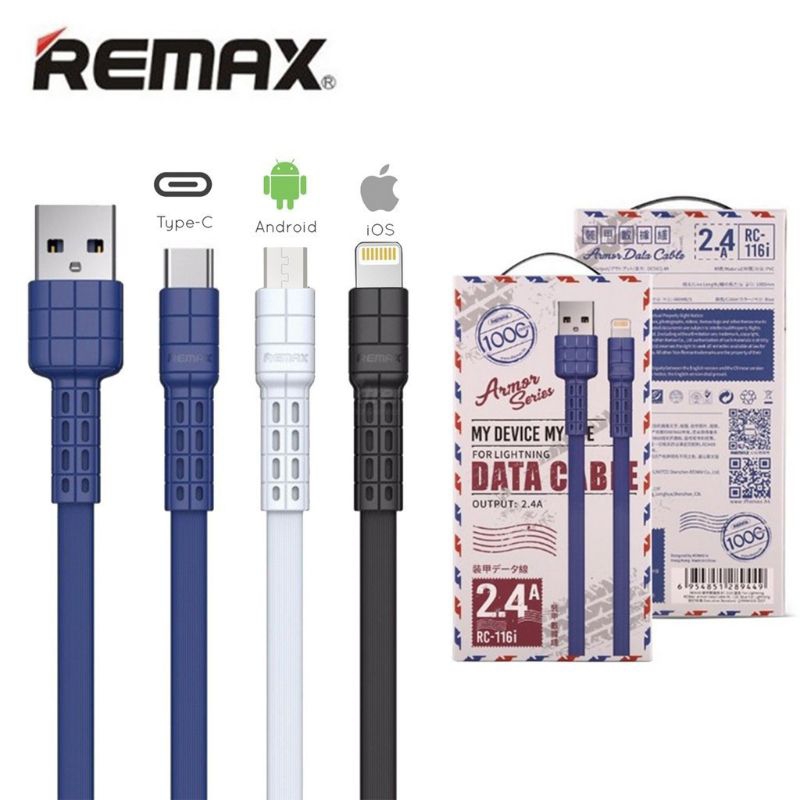 💥READY STOCK 💥 REMAX CABLE RC-116A FOR TYPE-C | Shopee Malaysia