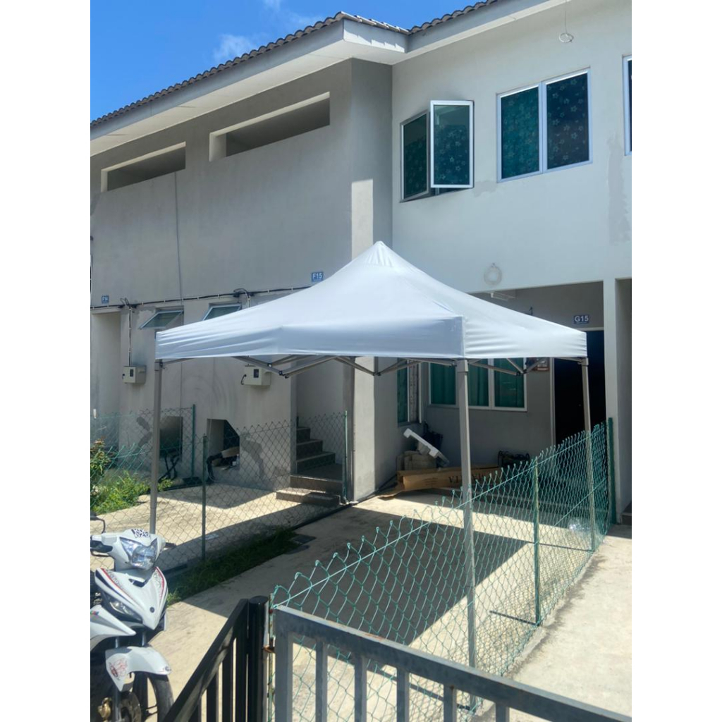 KHEMAH PVC BTW 10X10/3MX3M BESI BULAT DAN BESI SEGI PRE ORDER / KANVAS ...