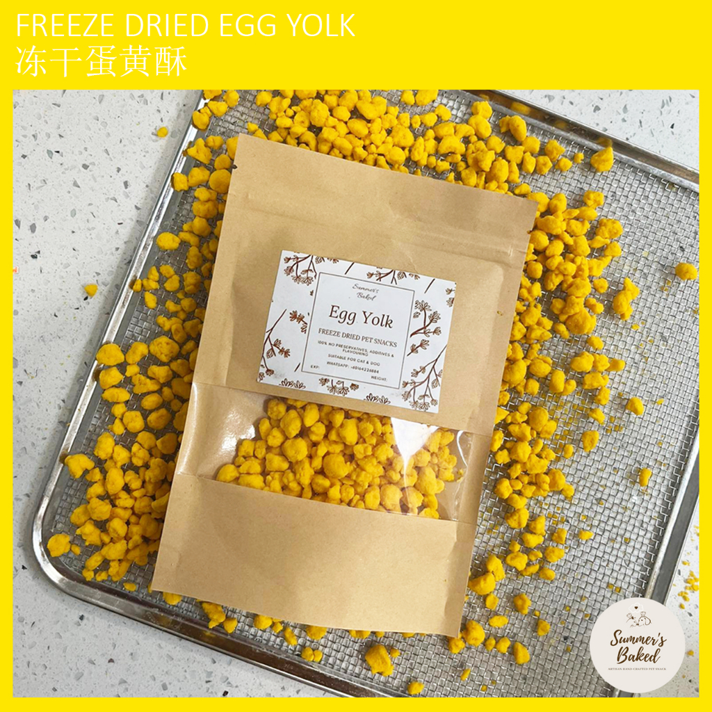 Home Made Egg Yolk Powder Cat Pet Treats Dehydrated Egg Yolks dog Pet ...