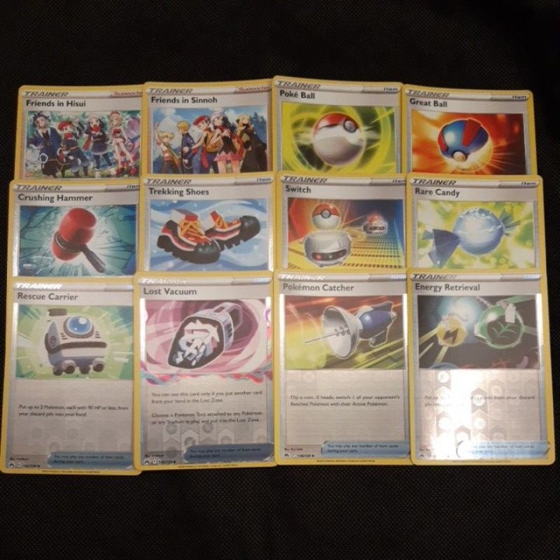 Pokemon Card TCG: Crown Zenith Trainer: Switch/ Rare Candy/ Trekking ...