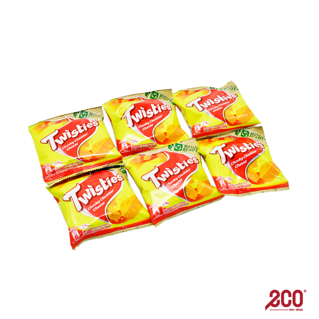 Twisties Corn Snacks With Cheeky Cheddar Cheese Flavour (6S x 13G) - AB ...
