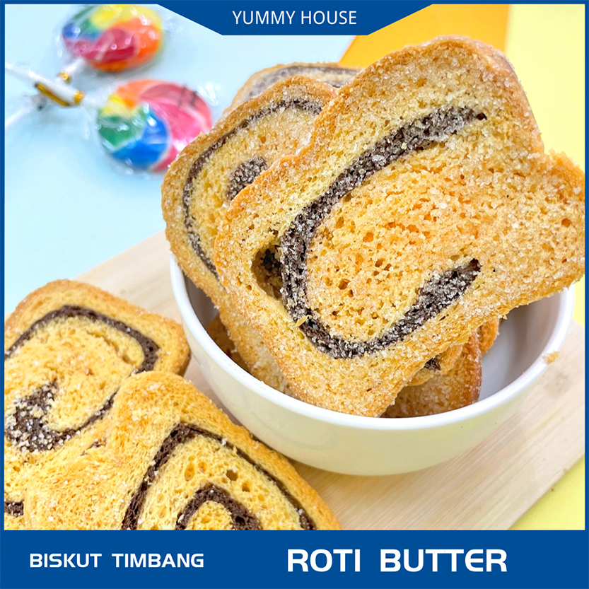 BISKUT TIMBANG / ROTI KOK MARJERIN CHOCOLATE BERGULA /ROTI GULA/ BUTTER ...