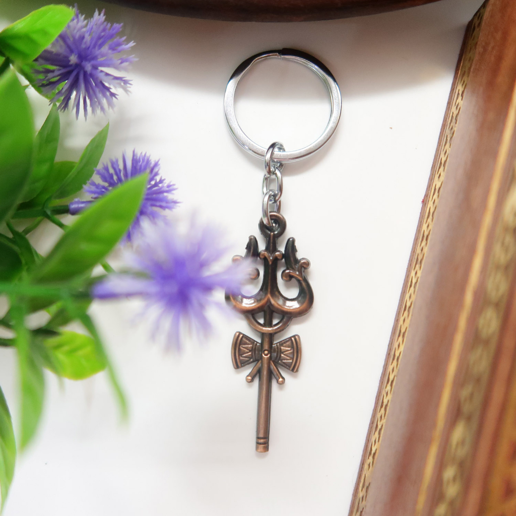 Mix Gods Metal Ganesha Hanuman Om Vel Keychain - Various Designs ...