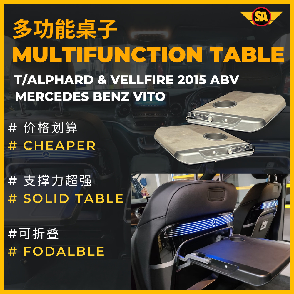 Toyota Alphard Vellfire Lm350 Folding Table 2015 - 2022 | Shopee Malaysia