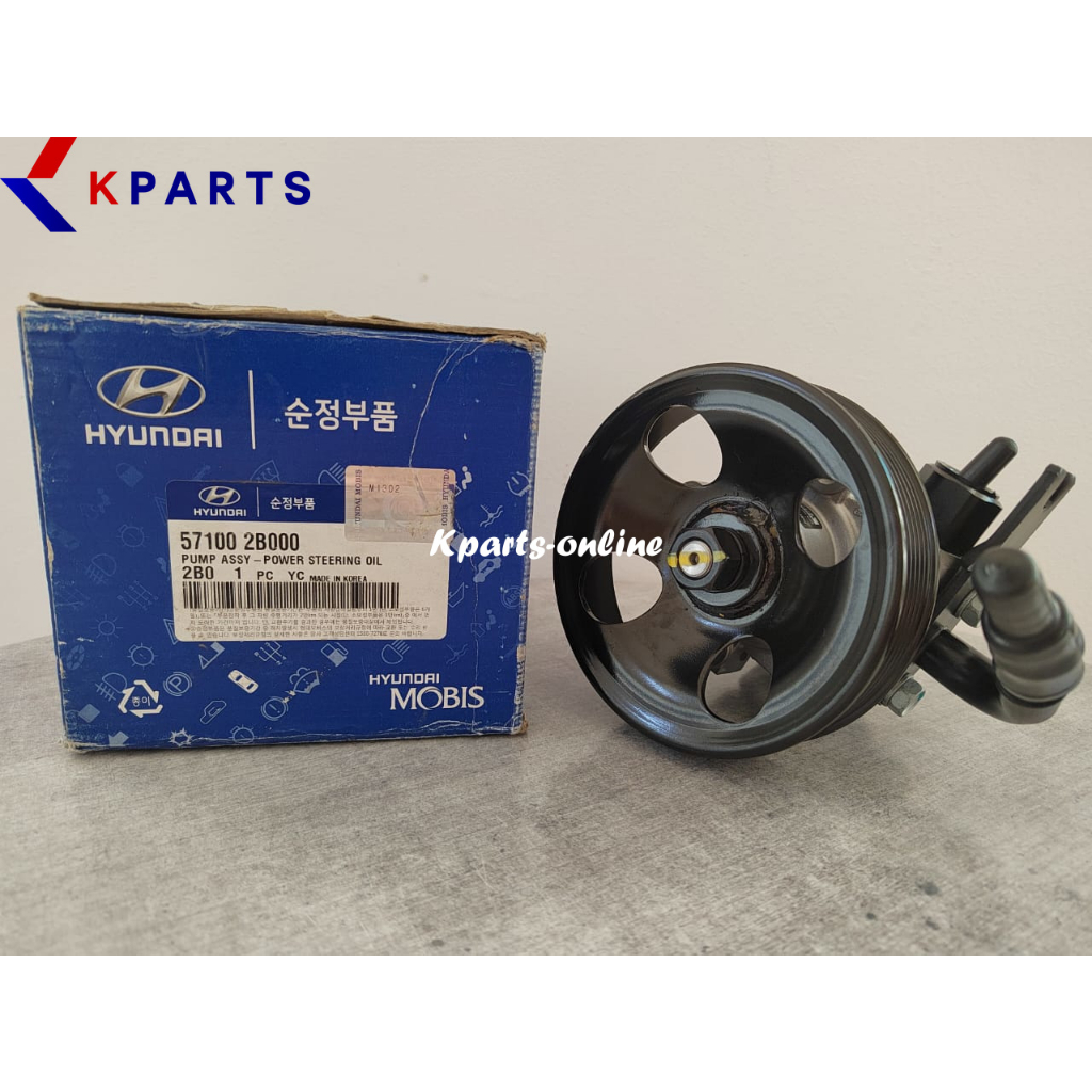 POWER STEERING PUMP (GENUINE PARTS) HYUNDAI SANTA FE 2.2 > 57100-2B000 ...
