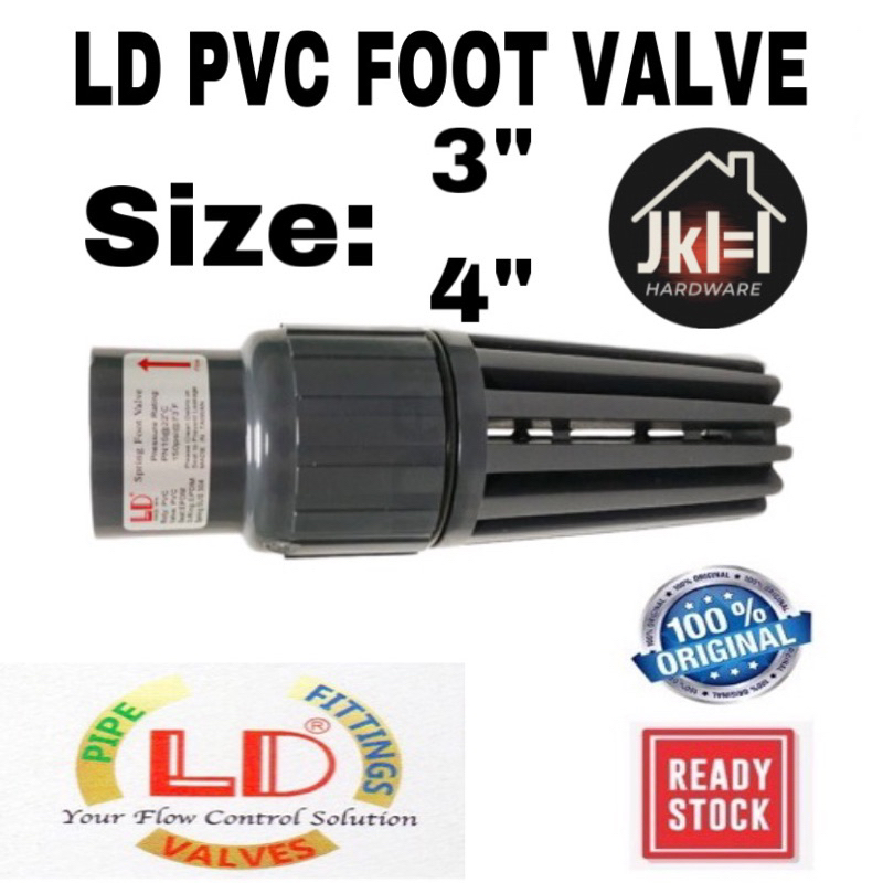 (100%ORIGINAL) 3" 4" LD PVC FOOT VALVE "MADE IN TAIWAN" | Shopee Malaysia