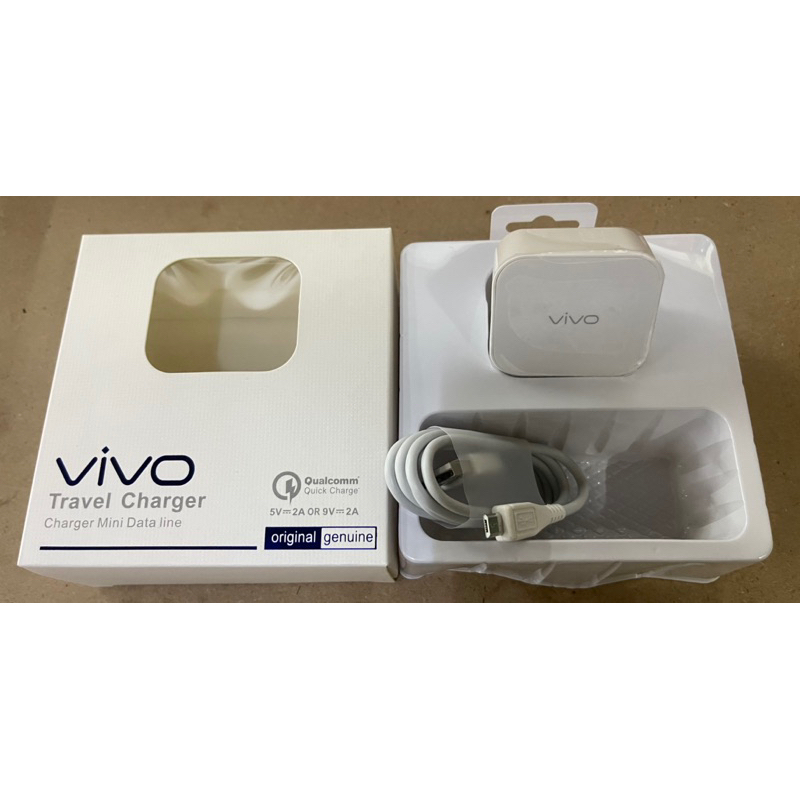 Vivo Charger Fast Charging Adapter With Micro USB Cable Support Qualcomm 3.0 Fast Charge and ...