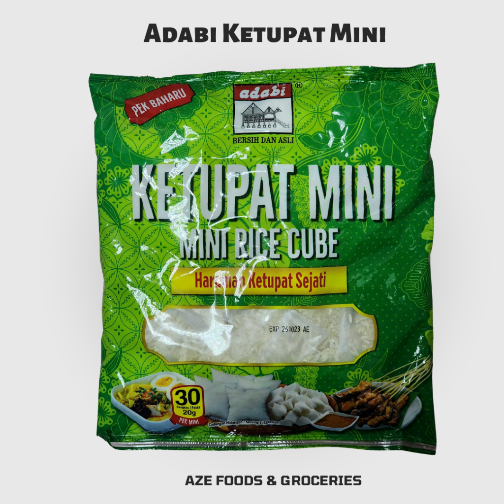 ADABI KETUPAT MINI (30X20G)/ ADABI RICE CUBE (30X20G) | Shopee Malaysia