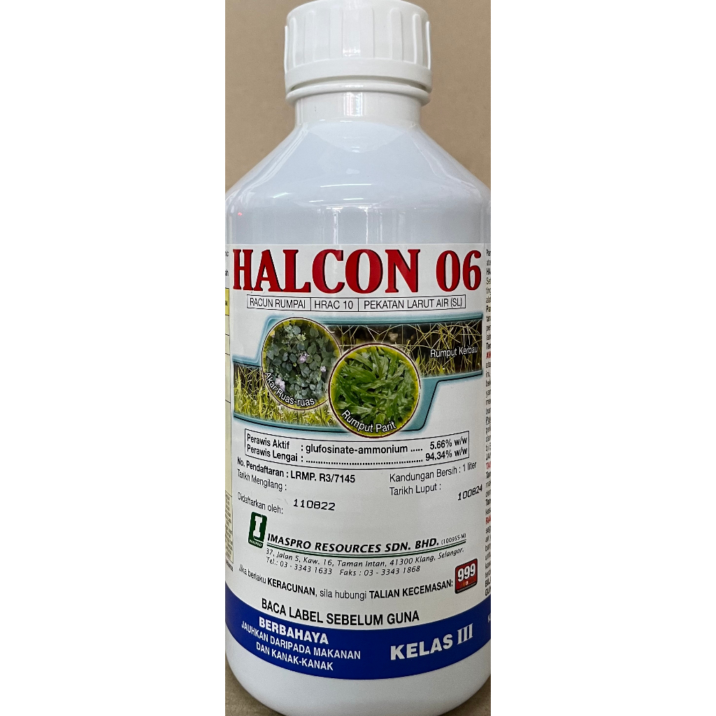 * ORIGINAL * Imaspro Halcon 06 1L / racun rumput / rumput sambau ...
