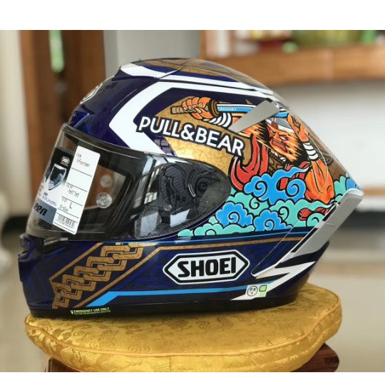 Free Visor!! SHOEI X14 Marquez Motegi 2 Generation Cat Kucing ...
