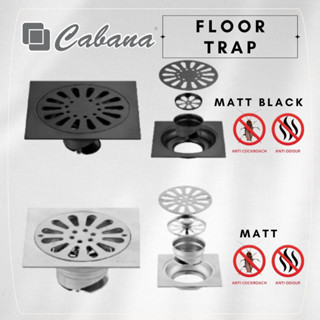 CABANA Floor Trap Bathroom 15x15 Stainless Steel 304 Material Kitchen ...