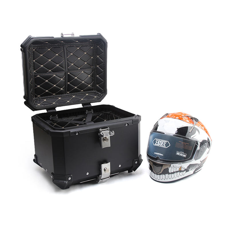 Top Box Motorcycle Aluminium 45L Motorcycle Box Storage Top Box Extra ...