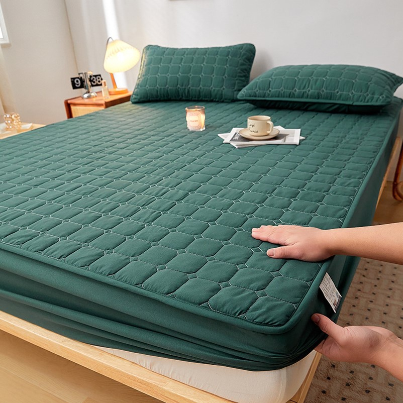 Cadar Tilam Cadar Queen Getah Keliling Single/King Mattress Protector ...