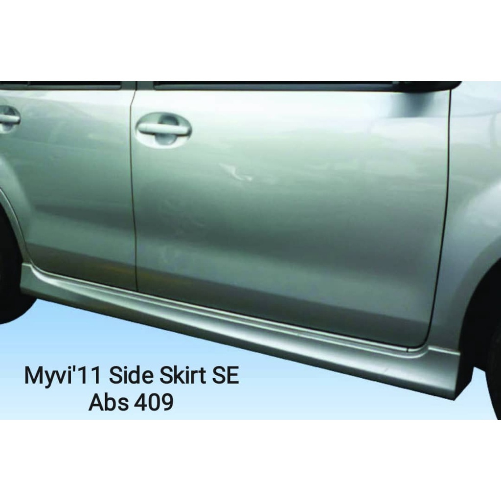 Perodua Myvi 2011 2nd Generation SE Side Skirt Body Kit ABS Ready Stock ...