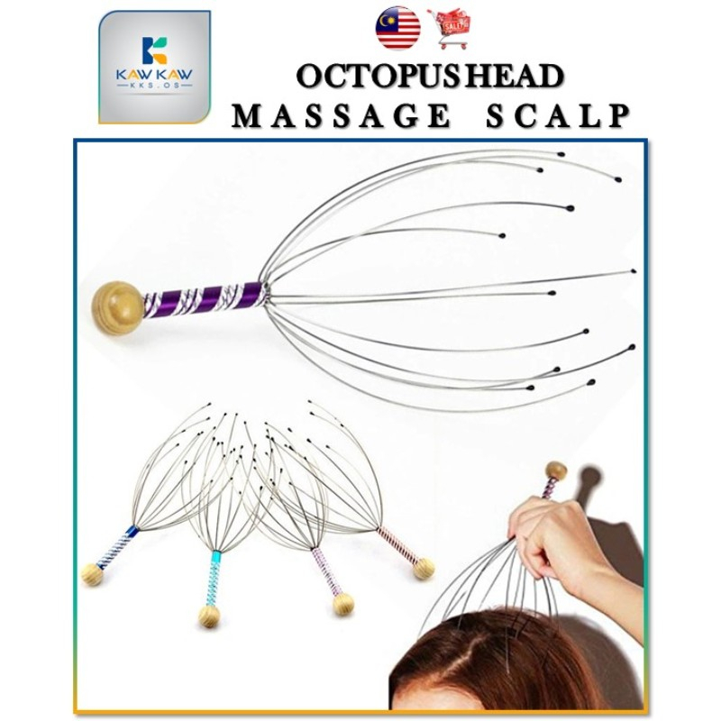 𝐊𝐊𝐒 𝐔𝐧𝐢𝐬𝐞𝐱 𝐎𝐜𝐭𝐨𝐩𝐮𝐬 𝐇𝐞𝐚𝐝 𝐌𝐚𝐬𝐬𝐚𝐠𝐞 𝐒𝐜𝐚𝐥𝐩 🚚 Relief Massage Stress Neck Car ...