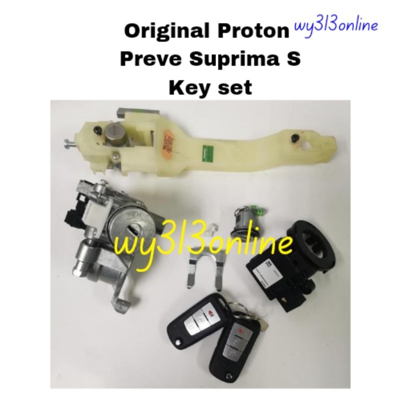 Original Proton Preve Suprima S Engine Key Set Kunci Kereta Pintu Set ...