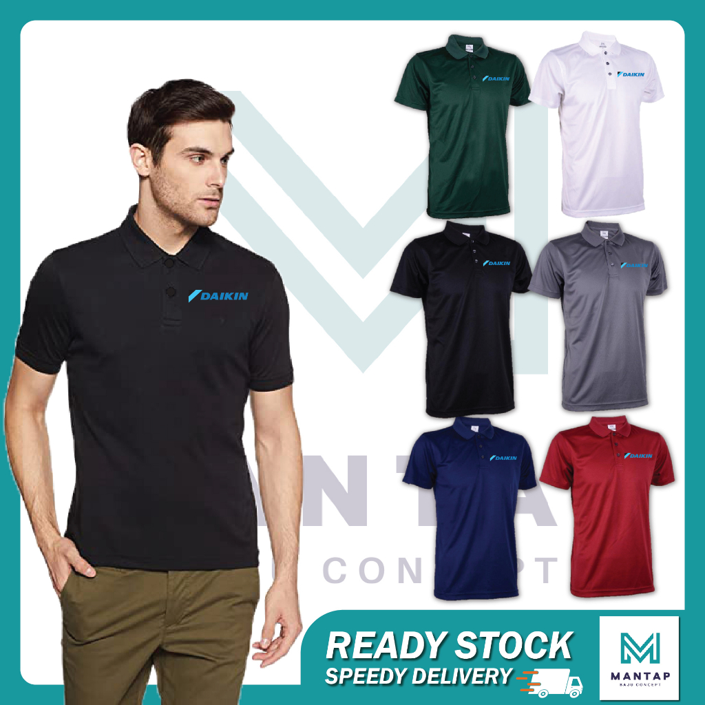 Daikin AC Uniform Aircon Aircond Polo Tee T-Shirt BAJU BERKOLAR POLO ...