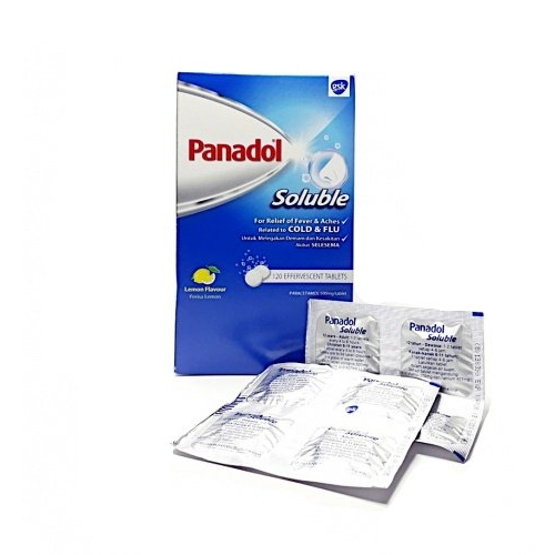 panadol soluble 1 box 120tab (30x 4's) exp 1/2025 | Shopee Malaysia