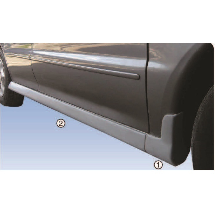 Proton Wira GSR Side Skirt Body Kit PU Fiber Ready Stock | Shopee Malaysia