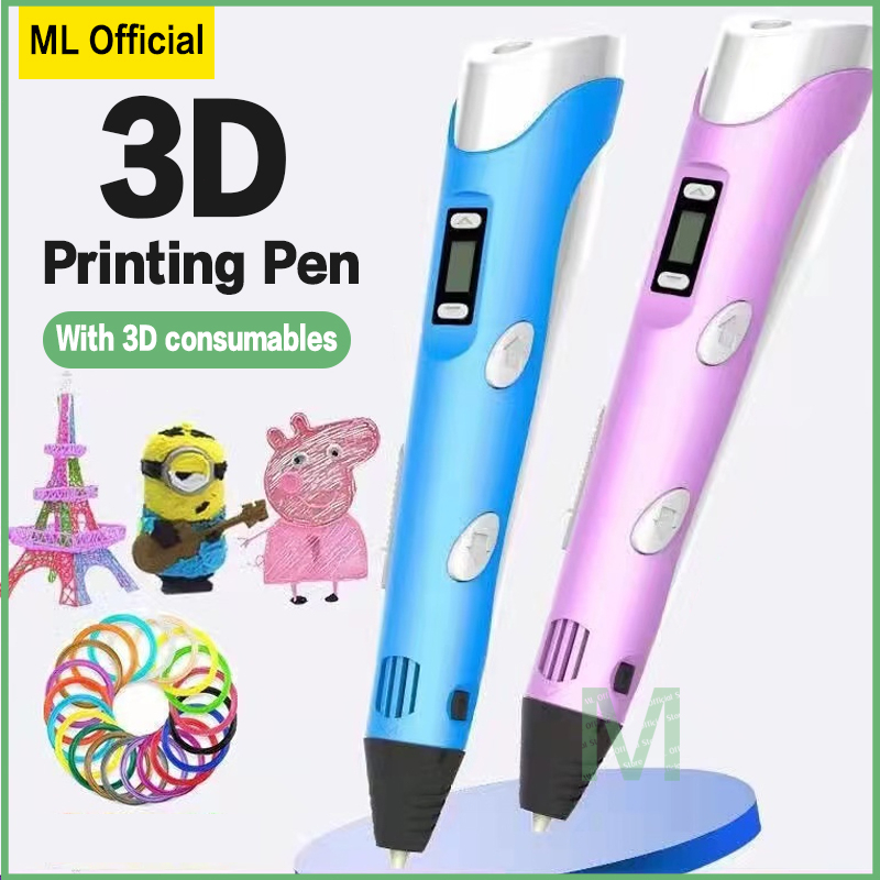 Educational 3D Printing Pen Creative Kids/Children DIY Drawing 3D ...