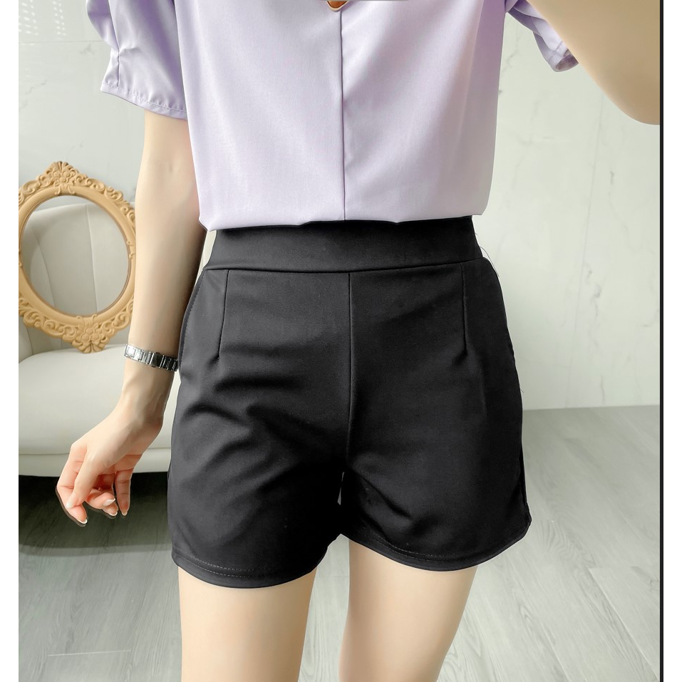SA1822 -M'SIA Ready Stock Women Short Pants Casual Pants 高腰显瘦休闲短裤 ...