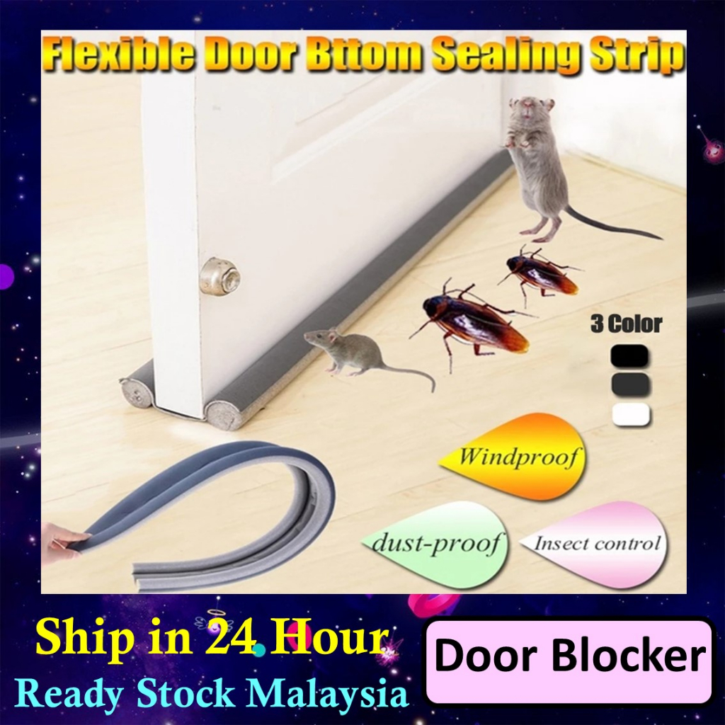 Bawah Pintu Penutup Lubang Bawah Pintu Door Gap Bottom Seal Sound Proof ...