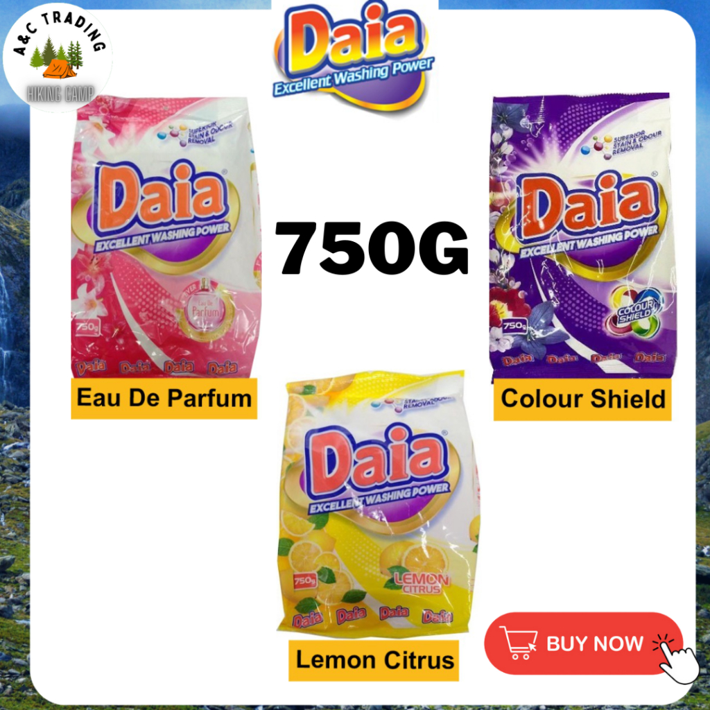DAIA EXCELLENT WASH POWDER DETERGENT 750G Daia EAU DE PARFUM LEMON ...