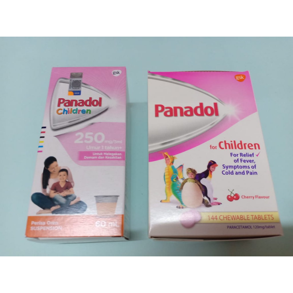 PANADOL CHILDREN 144'S ( TABLET) / PANADOL SUSPENSION 6+ (SYRUP) READY ...