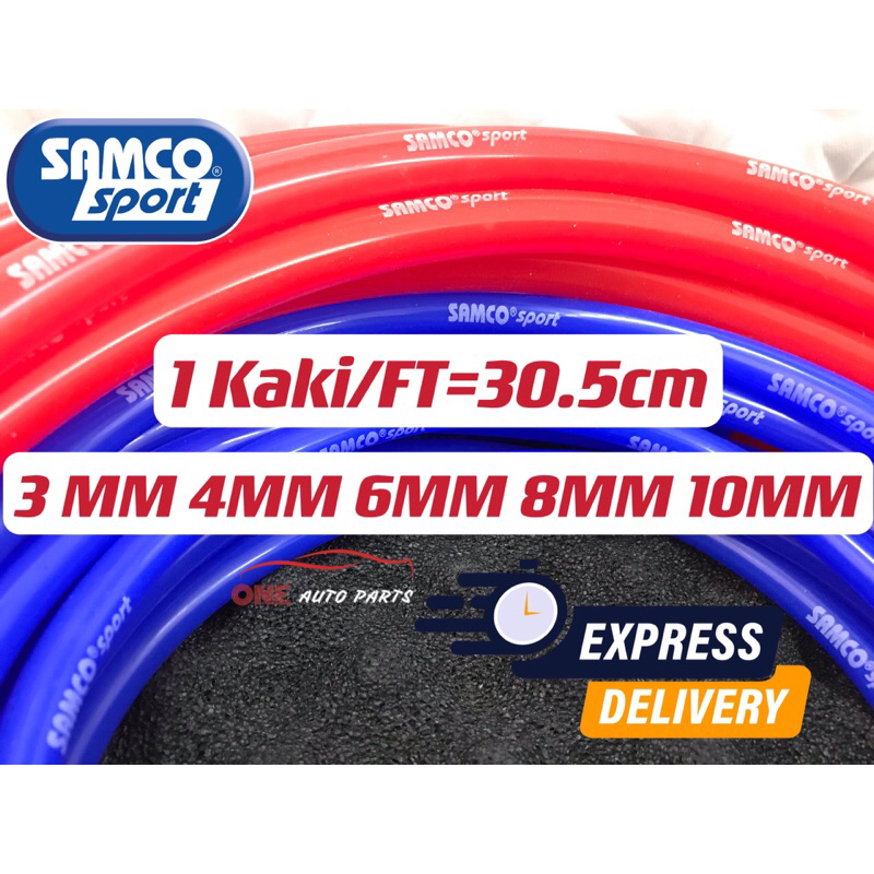 High Quality Samco Taiwan Silicone Vacuum Hose (1 Unit x 1 Kaki / 1 FT) Car Motorcycle Lorry ...