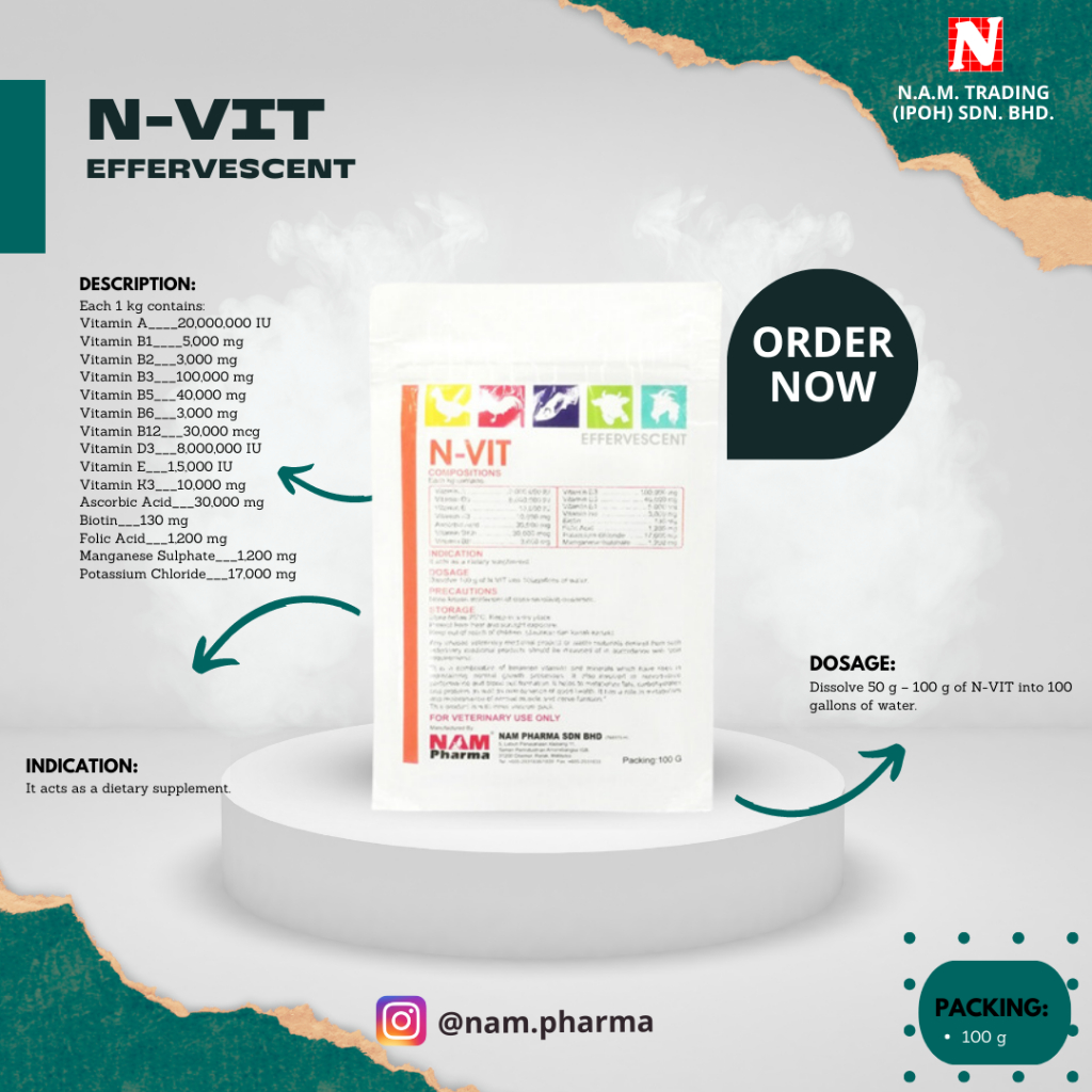 NAM Product N-Vit effervescent ~ best in providing total vitamins with ...