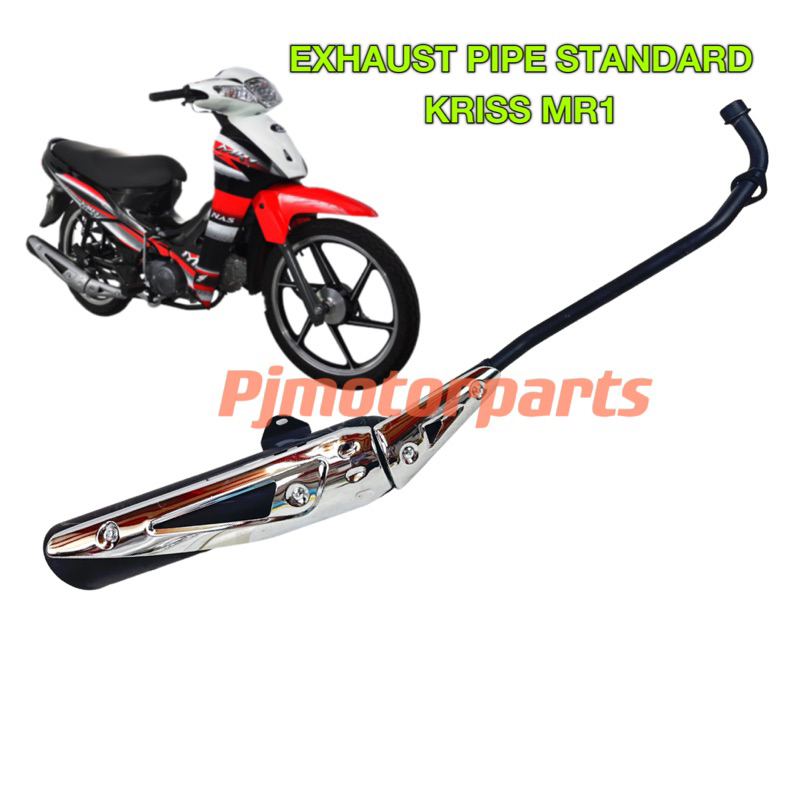 MODENAS KRISS 100 MR1 - STANDARD EXHAUST PIPE & SIDE COVER EXHAUST ...