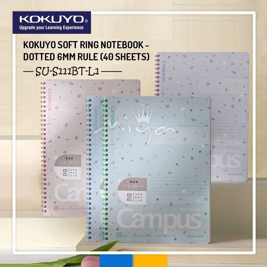 [limited Edition] Kokuyo Campus Soft Ring Notebook B5 Dotted 6 Mm